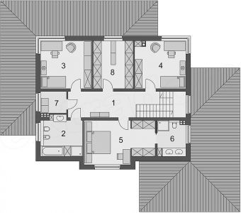 Luksuzna porodična kuća sa bazenom (DETALJAN PLAN) - Moja kuća i vrt